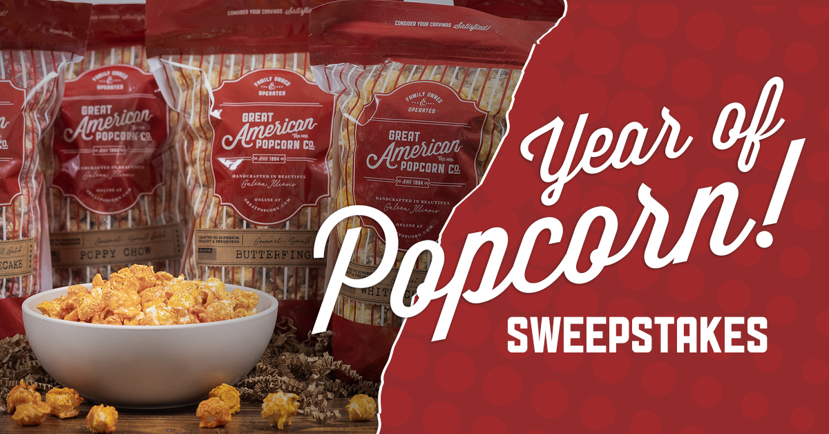 Win Popcorn for a Year! - Great American Popcorn Company